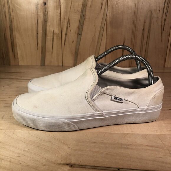 Vans | Shoes | Vans Classic Slip On True White Mens Size 75 Womens Size ...